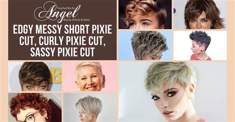 Edgy Messy Short Pixie Cut Curly Pixie Cut Sassy Pixie Cut