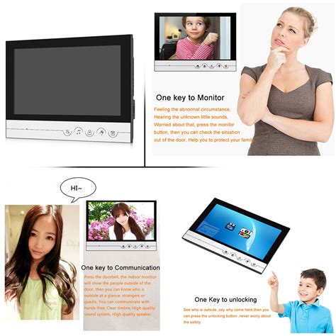 超歓迎された AMOCAM Video Doorbell Intercom Door Phone System Outdoor