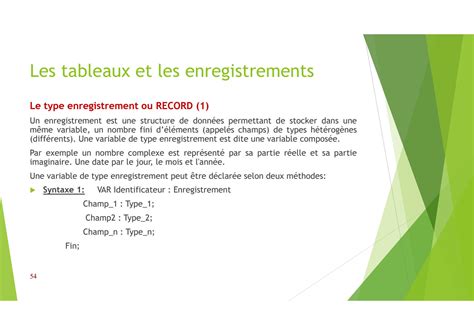 Solution Les Tableaux Partie Algorithmes Et Structures De Donn Es