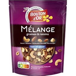 Mélange graines raisins sans sel ajouté Bouton d Or Intermarché