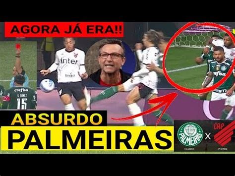 Neto critica Arbitragem de Palmeiras x Athlético PR 06 09 22 Expulsão