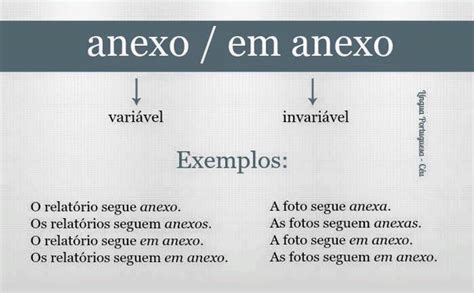 Quando Usar Anexo Ou Em Anexo