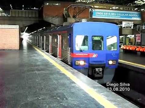CPTM Mafersa série 1700 partindo de Palmeiras Barra Funda YouTube