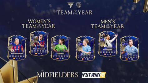 EA Sports FC 24 Men S And Women S Team Of The Year TOTY XI And 12th