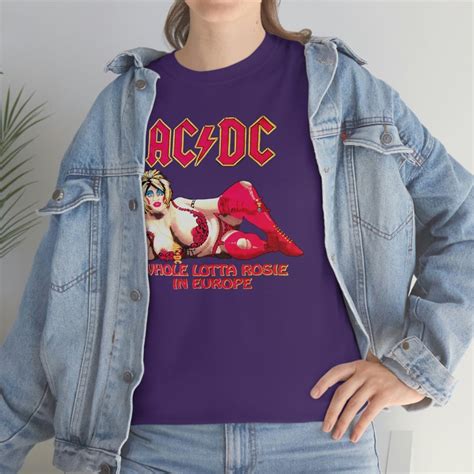 Ac Dc Whole Lotta Rosie In Europe Poster Album Cover T Shirt All Sizes