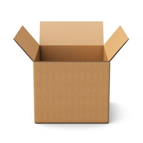 Caja De Cart N Abierta Png Transparente Foto Premium