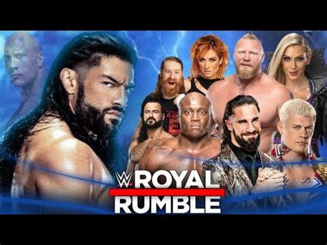 WWE Royal Rumble 2023 Match Card Predictions WWE Royal Rumble Dream