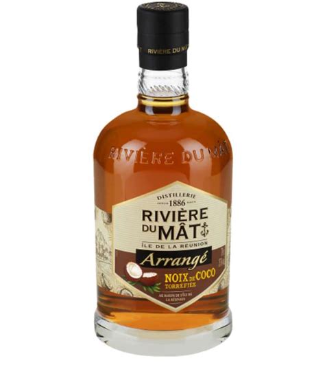 Rhum arrangé noix de coco torrefiée 35 Rivière du Mât 70 cl La