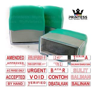 AE Flash Ready Made Stamp Chop Stock Stamp PAID DATE SIGN URGENT