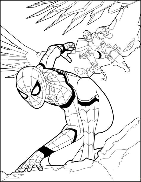 Hombre Araña Imprimible para colorear imprimir e dibujar ColoringOnly
