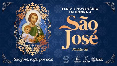 9ª Noite Novenário em honra a São José Pinhão SE YouTube