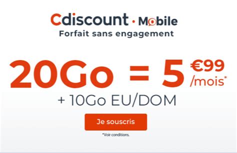 Ce forfait mobile avec 20 Go de 4G coûte moins cher qu un kebab par mois