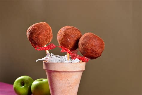 Manzanas Cubiertas Con Chamoy