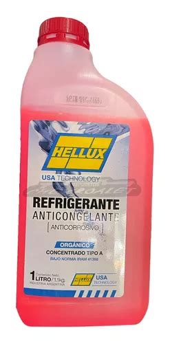 Liquido Refrigerante Organico Rojo Litro Puro Tipo A En Venta En