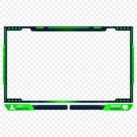 Green Screen Clipart PNG Images Green Black Twitch Screen Overlay Face