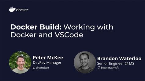 docker build working with docker and vscode youtube