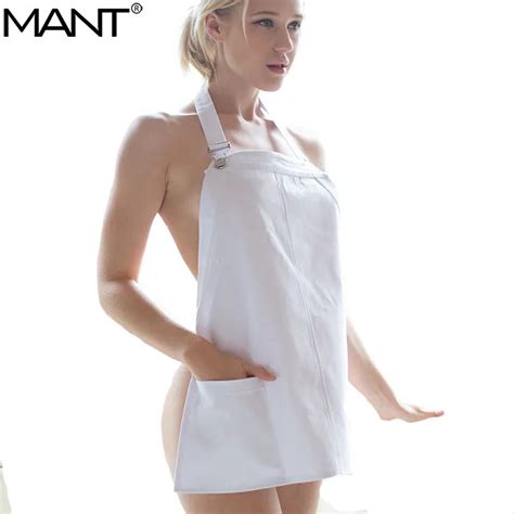 Women Sexy Kitchen Salon Cupcake Jeans Black White Apron Korean Japanese Style Denimapron For