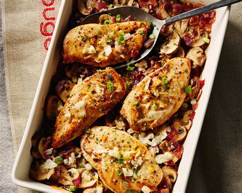 Recette Simple De Poulet Aux Champignons Au Vin Blanc Et Au Citron