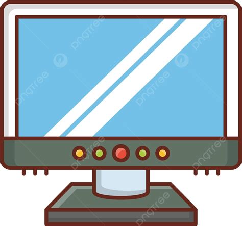 Lcd Design Television Screen Vector Design Television Screen PNG And