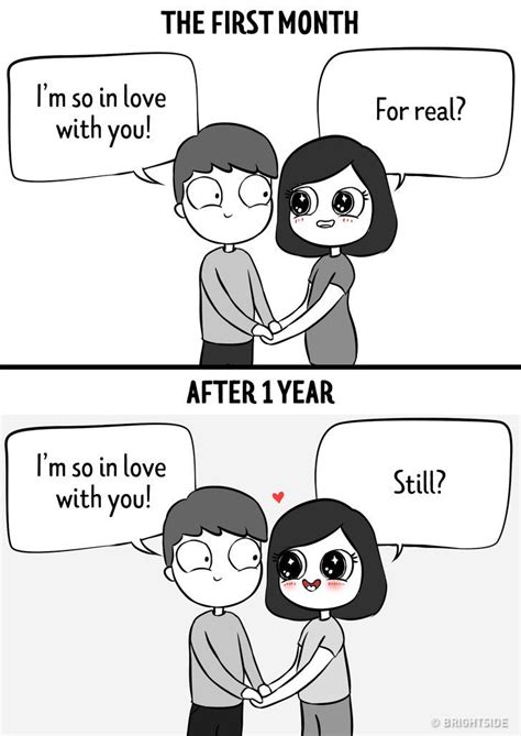 Cute Comics Showing The Facts About Long Term Relationships