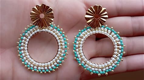 tutorial para aprender hacer aretes artesanales cómo hacer Bisuteria