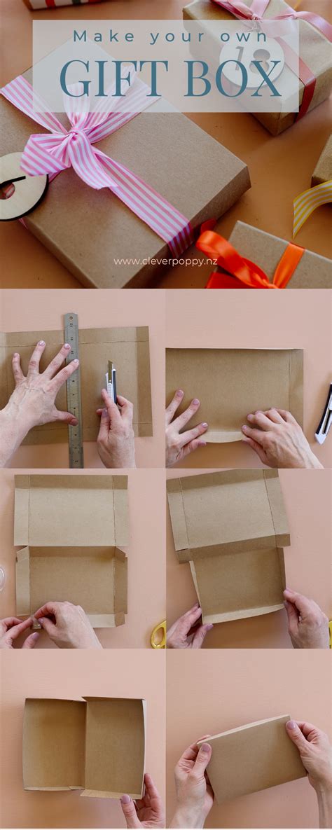 How To Make A Gift Box Out Of Cardboard