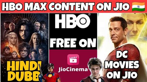 HBO Shows On Jio Cinema For Free GOT Hindi Dubbed WBD Deal With Jio