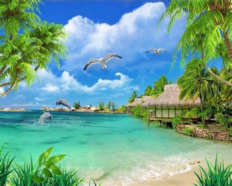 33 Wallpaper Pemandangan Pantai Hd Semua Tentang Anime
