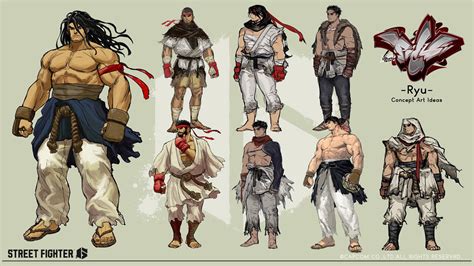 Ryu Concept Art Ideas Street Fighter 6 Art Gallery