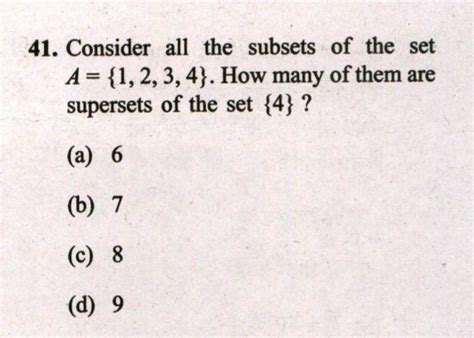 sets mathematics assignment teachmint