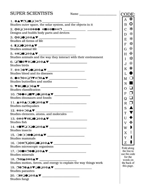 Super Scientists Answer Key Fill Out Sign Online Dochub