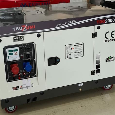 Jual Silent Genset 20kva Tsuzumi Japan Heavy Duty TDG 20000 S 3
