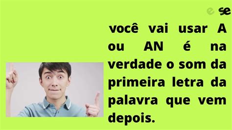Quando Usar A Ou An Em Ingles Printable Templates Free