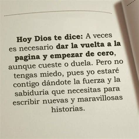 HOY DIOS TE DICE