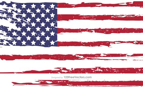 American Flag Vector Ai At Vectorified Collection Of American