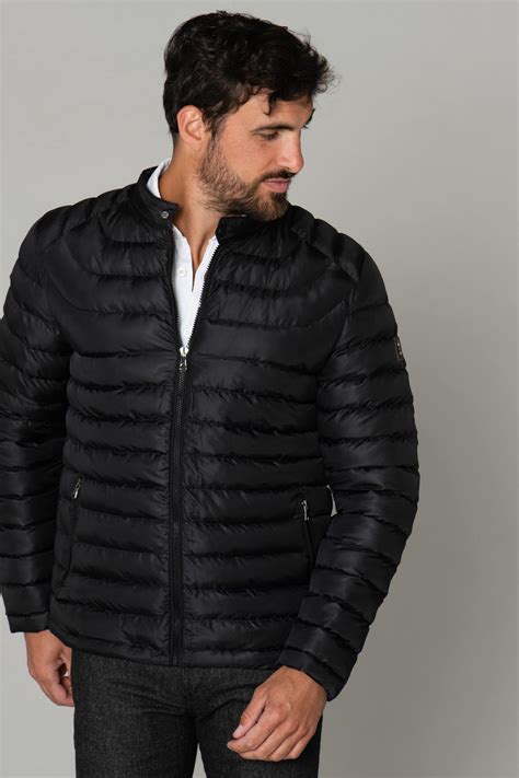 Blouson Homme Mcs DOUDOUNE C001 999 NOIR Cuir City