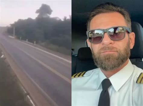 Vídeo mostra momento da queda de avião em MT piloto e passageiro morreram