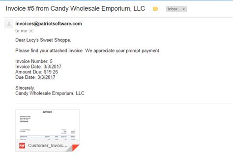 Printable Email Template Sending Invoice In Word By Email Template