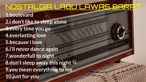 Sweet Memories Nostalgia Lagu Lawas Barat YouTube