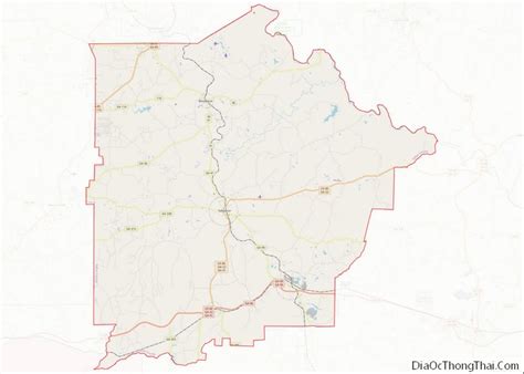 Map Of Talbot County Georgia Thong Thai Real