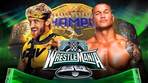 Logan Paul Vs Randy Orton United States Championship Match Wrestlemania