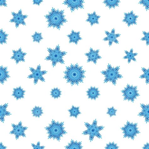 Colorful Winter Snowflake Pattern For Textiles Wallpaper And Gifts