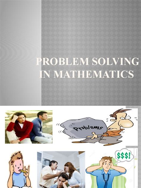 powerpoint in problem solving in mathematics mmw pdf mathematics cognition