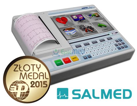 AsCARD Grey 07 305 System aparat EKG z wózkiem i drukarką A4 EpicMED