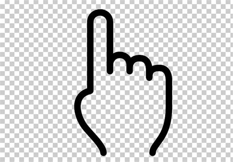 Computer Icons Index Finger Hand Pointer PNG Clipart Black And White