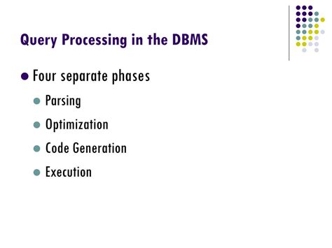 ppt an overview of query optimization powerpoint presentation id 287280