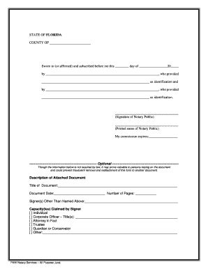 Subscribed And Sworn To At Fill Online Printable Fillable Blank