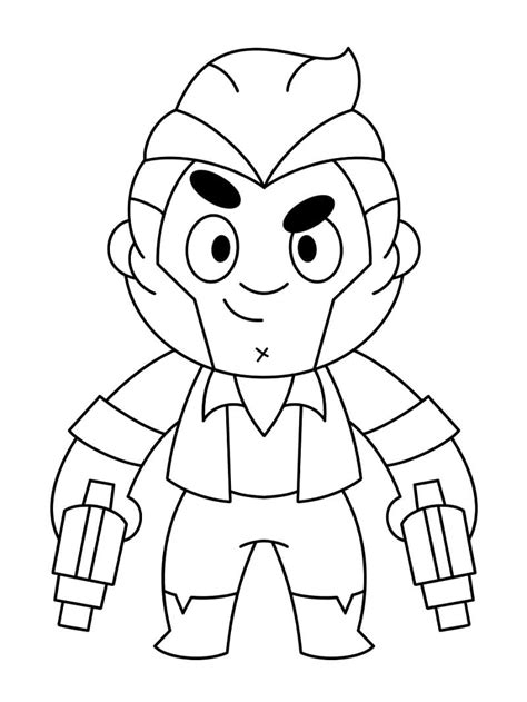 Coloriage Brawl Stars à imprimer et dessin