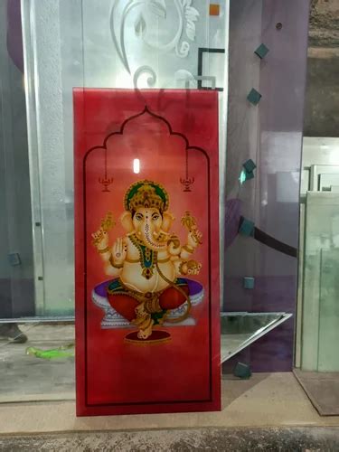 Glass Etching Coloured Design At Rs 450 Square Feet Decorative