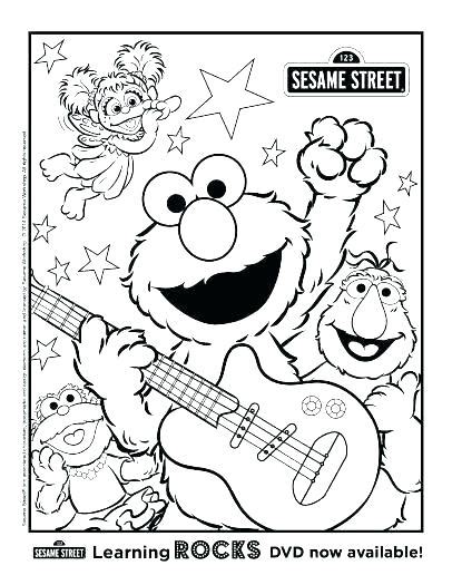 Elmo Birthday Coloring Pages At Getcolorings Free Printable